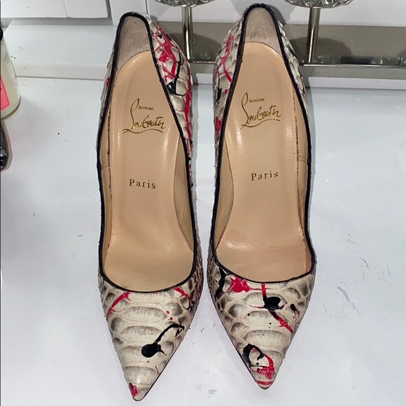 Christian Louboutin | Shoes | Christian Louboutin So Kate Python ...